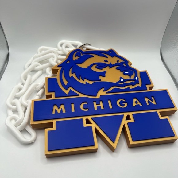 NCAA | Accessories | Michigan Wolverines Fan Chain Necklace | Poshmark